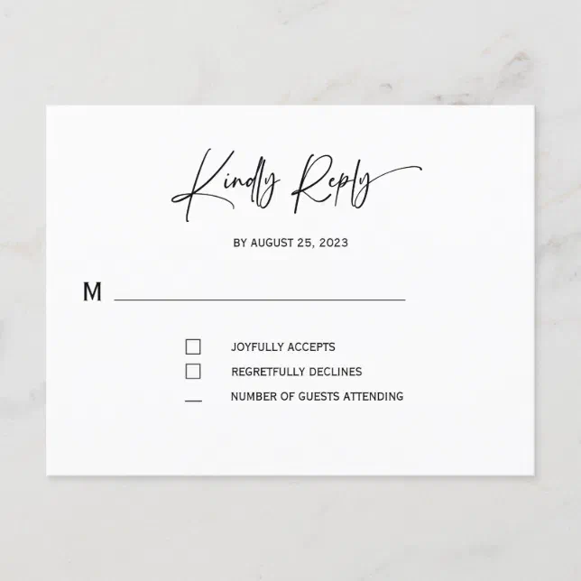 Wedding Invitations with rsvp | Zazzle