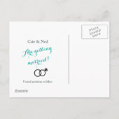 Wedding Is Coming Save the Date White Announcement Postcard | Zazzle