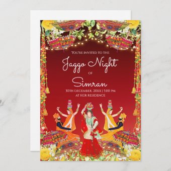Wedding Jaggo invites as Jago invitations | Zazzle