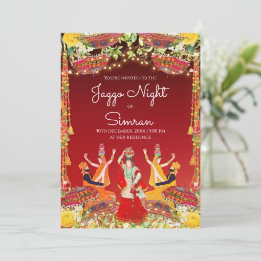 Wedding Jaggo invites as Jago invitations | Zazzle