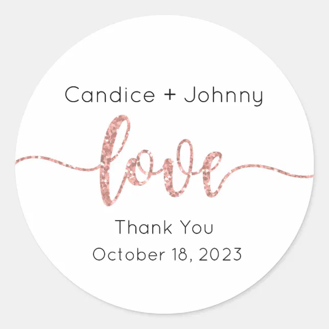 Wedding Labels, Wedding Favor Labels | Zazzle