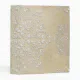 Wedding Lace on Beige Mini Binder | Zazzle
