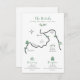 Wedding Map Enclosure Card - Custom Design Tara | Zazzle