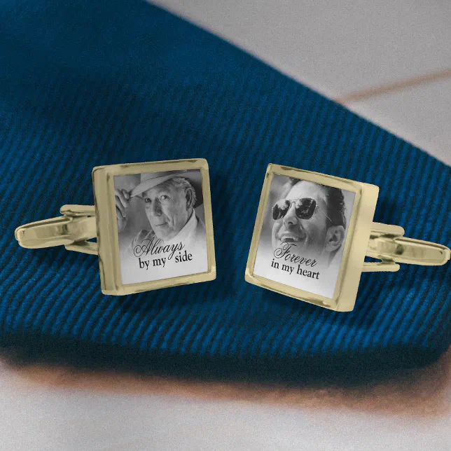 Wedding Memorial Picture Cufflinks | Zazzle
