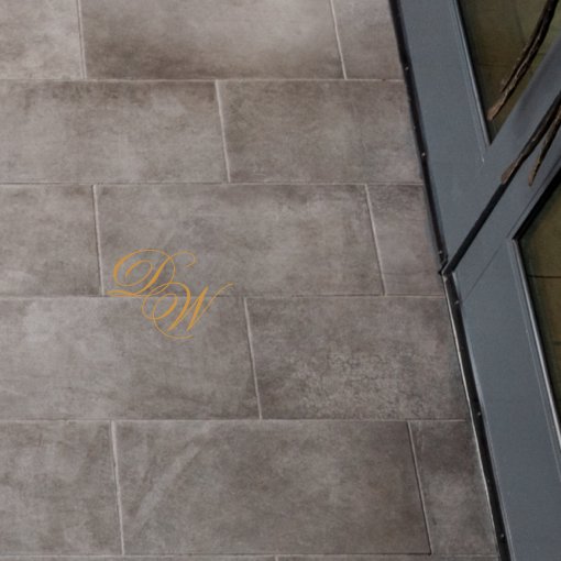 Wedding Monogram 2 Initials Elegant Script Golden Floor Decals | Zazzle