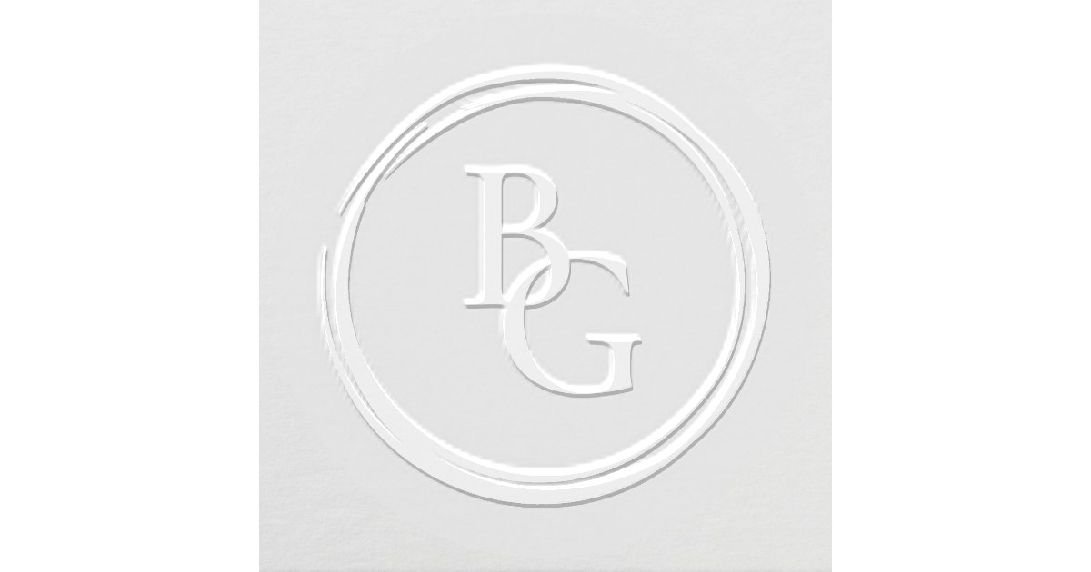 wedding monogram embosser | Zazzle