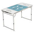 Wedding Navy Blue Silver Gray Blue Sandpiper Beer Pong Table | Zazzle