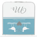 Wedding Navy Blue Silver Gray Blue Sandpiper Beer Pong Table | Zazzle