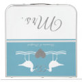 Wedding Navy Blue Silver Gray Blue Sandpiper Beer Pong Table | Zazzle