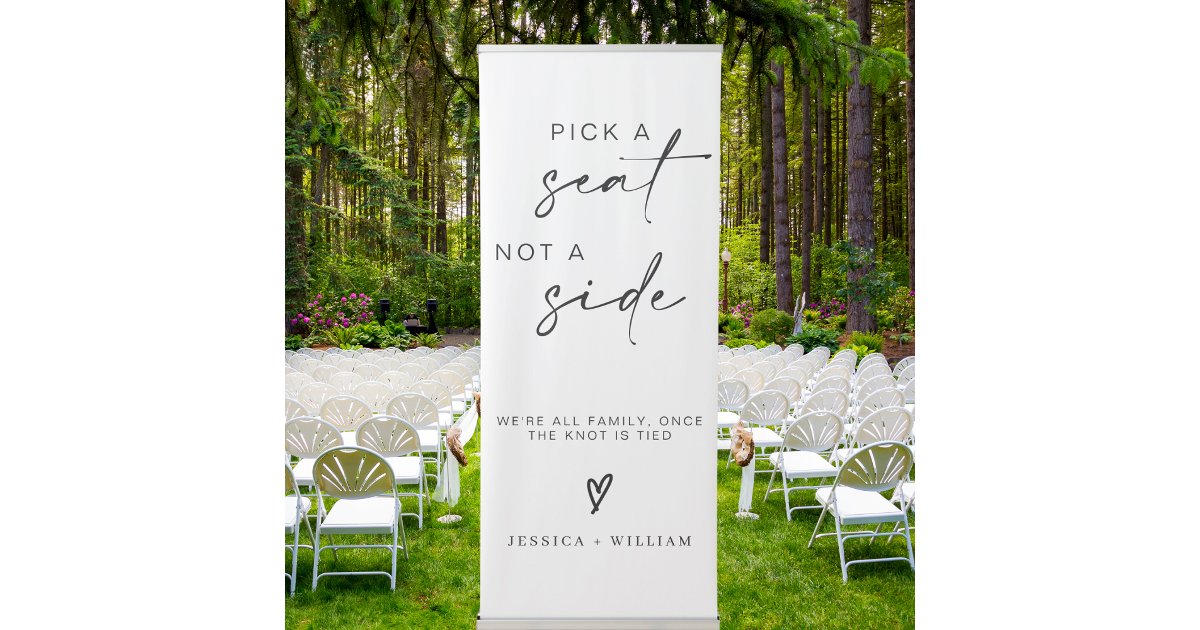 Wedding No Assigned Seats, Sit Anywhere Sign | Zazzle