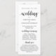 Wedding of, Modern Wedding Ceremony Program | Zazzle
