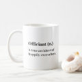 Wedding Officiant Definition Thank You Mug | Zazzle