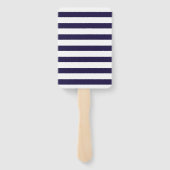 Wedding Order of Events Timeline Chic Navy Blue Hand Fan | Zazzle