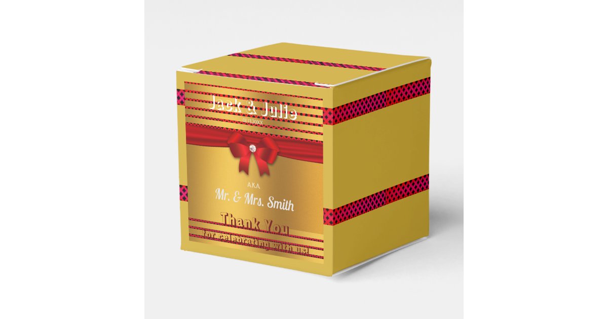 Wedding Party Fun Favor Boxes | Zazzle