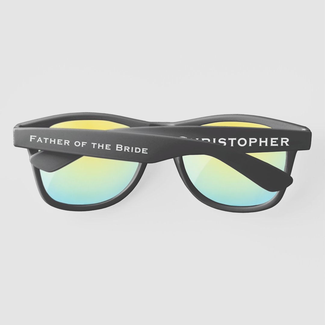 Wedding Party Personalized Plastic Glasses | Zazzle
