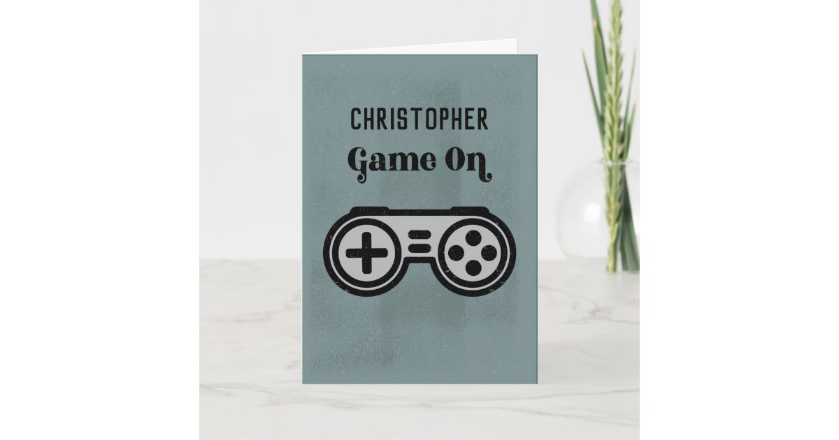 Wedding Party Proposal Bridesman Video Gamer Card | Zazzle