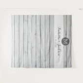 Wedding Photo Backdrop - Rustic White Wood Shiplap | Zazzle