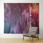 Wedding Photo Booth Backdrop Galaxy Constellations | Zazzle