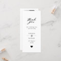 Wedding Photo Booth Strip Style Thank You Card | Zazzle
