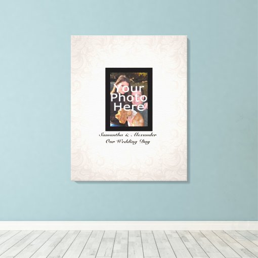 Wedding Photo ~ Guest Signature Canvas Print | Zazzle