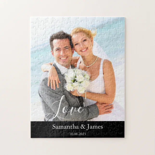 Wedding Photo Puzzle | Zazzle