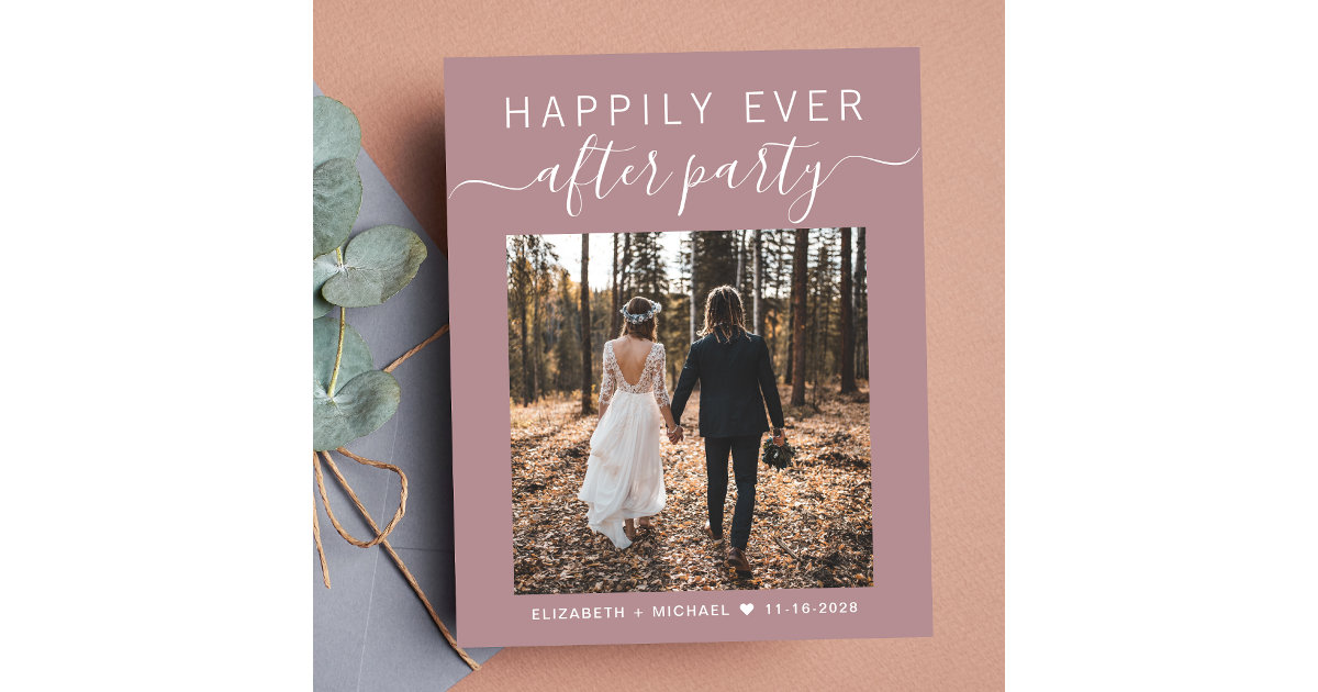 Wedding Photo QR Code Reception Invitation | Zazzle