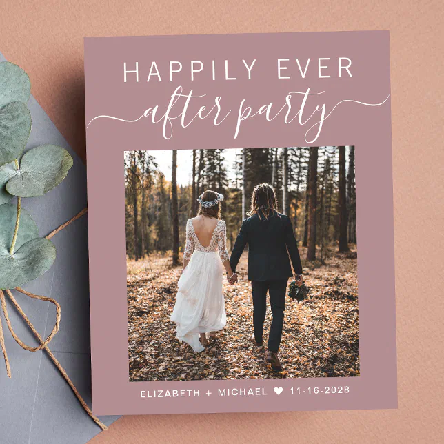 Wedding Photo QR Code Reception Invitation | Zazzle