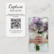 Wedding Photo Sharing With QR Code And Picture Enclosure Card | Zazzle