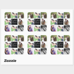 Wedding Photo Stickers | Zazzle