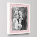 Wedding photos, pastel color borders set of six peel and stick photo ...