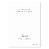 Wedding Place Cards With Meal Choice & Menu Option | Zazzle