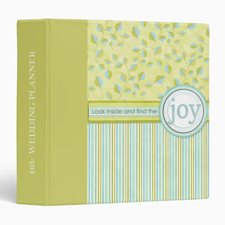 Wedding Planner Keepsake Binder | Zazzle