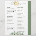 Wedding Planner Stationery Decision Binder Page | Zazzle
