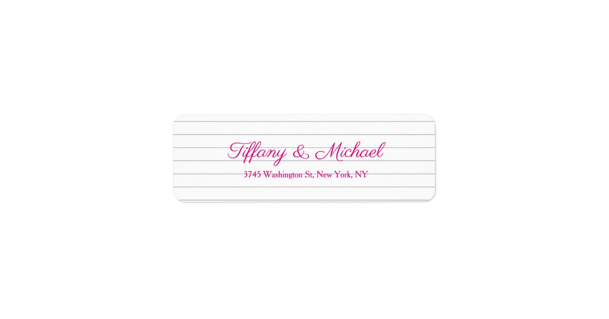Wedding Professional Attractive Script Handwriting Label | Zazzle