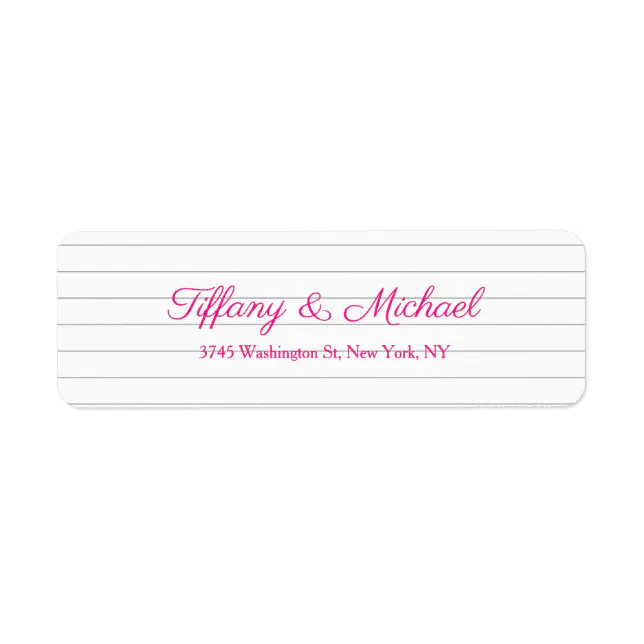 Wedding Professional Attractive Script Handwriting Label | Zazzle