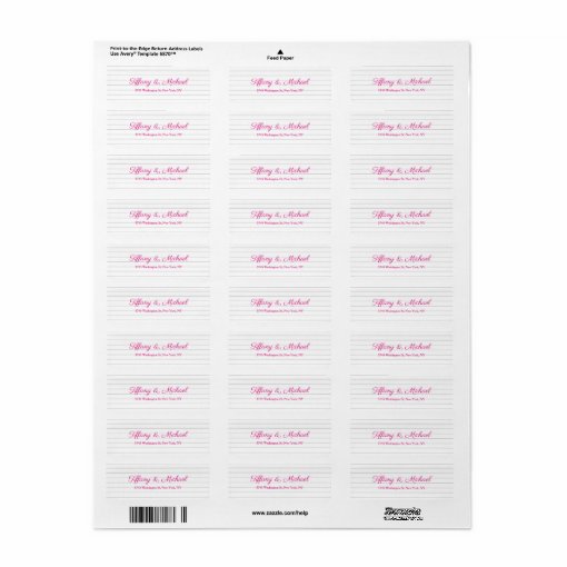 Wedding Professional Attractive Script Handwriting Label | Zazzle