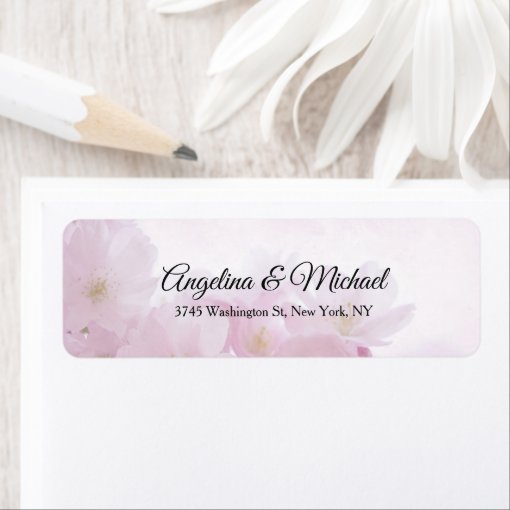 Wedding Professional Classical Elegant Flowers Label | Zazzle