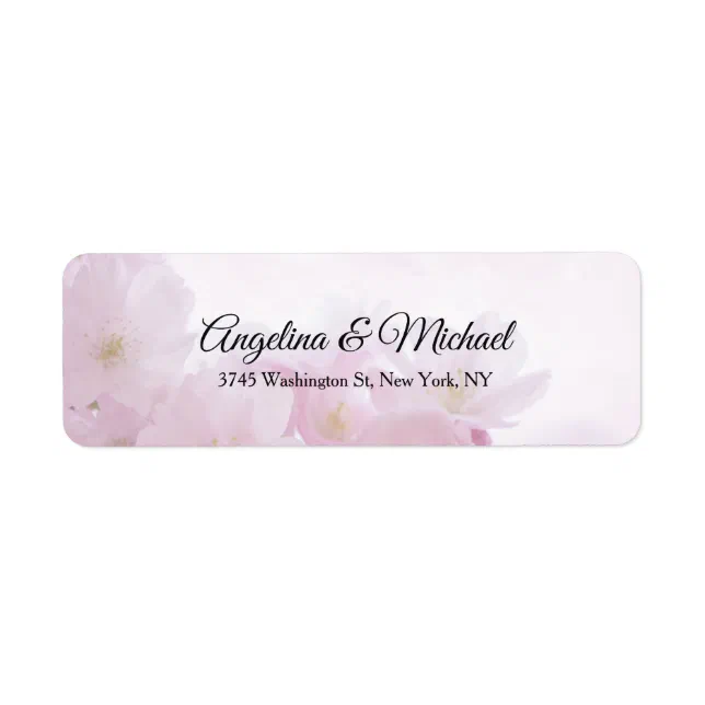 Wedding Professional Classical Elegant Flowers Label | Zazzle