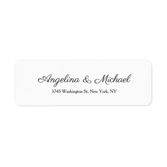 Wedding Professional Creative Script Handwriting Label | Zazzle.com
