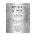 Wedding Program | Soft Silver Glitter Look | Zazzle