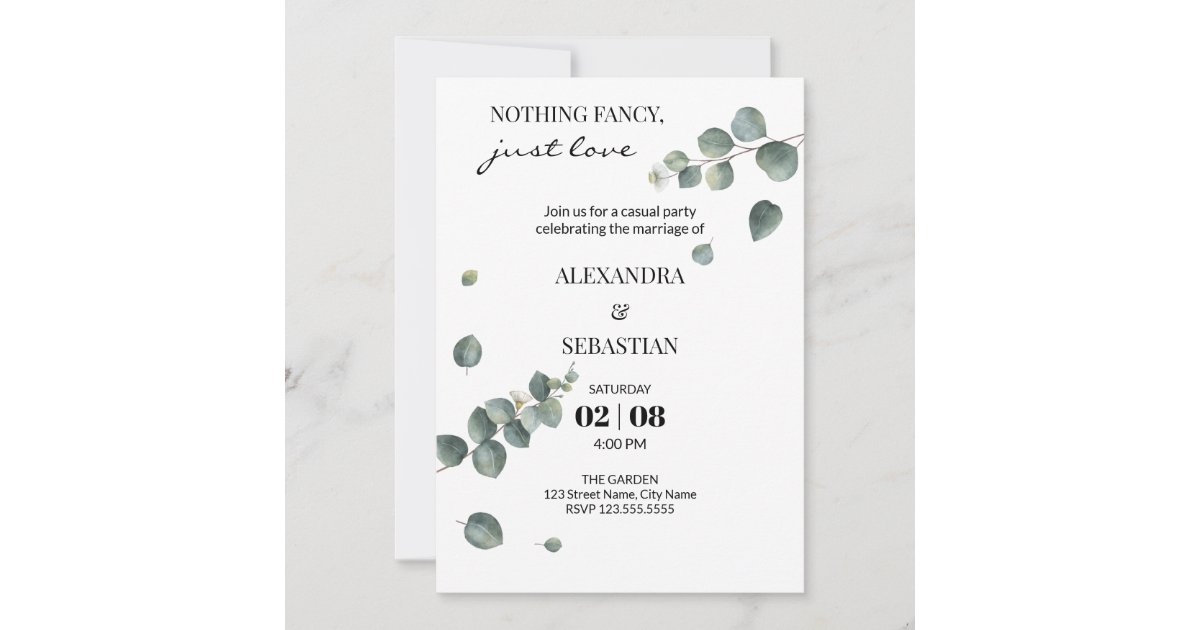 Wedding Reception Invitation | Zazzle