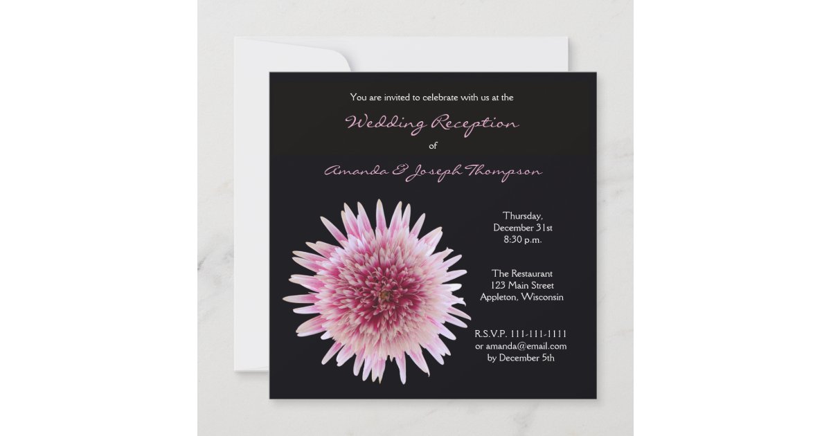 Wedding Reception Only Invitation | Zazzle