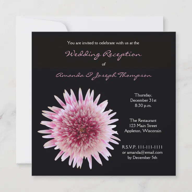 Wedding Reception Only Invitation | Zazzle