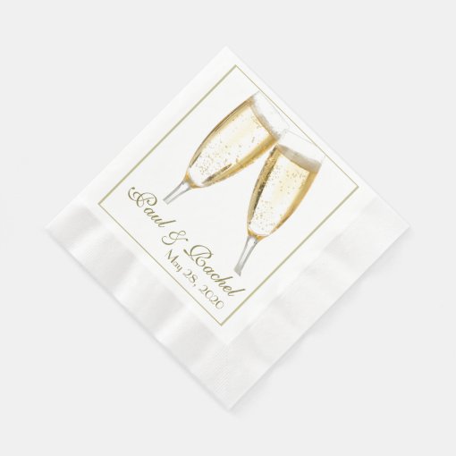 Wedding Reception Personalized Table Napkins | Zazzle