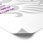 Wedding Reception Seating Chart - Peacock Themed | Zazzle