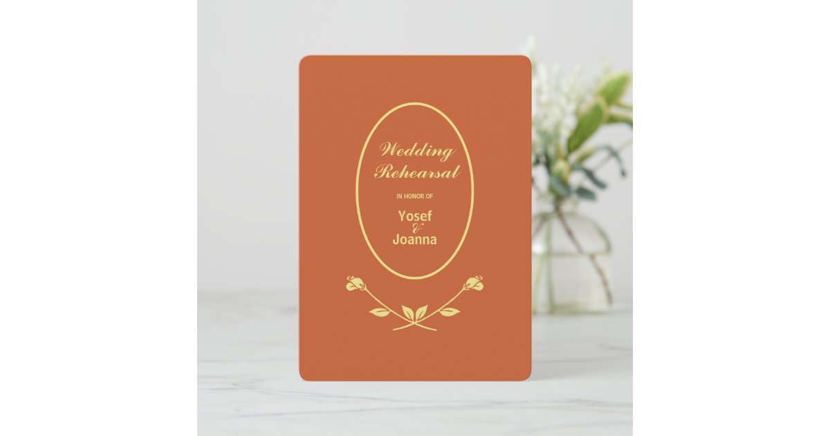 Wedding Rehearsal and Dinner Invitation QR Code | Zazzle