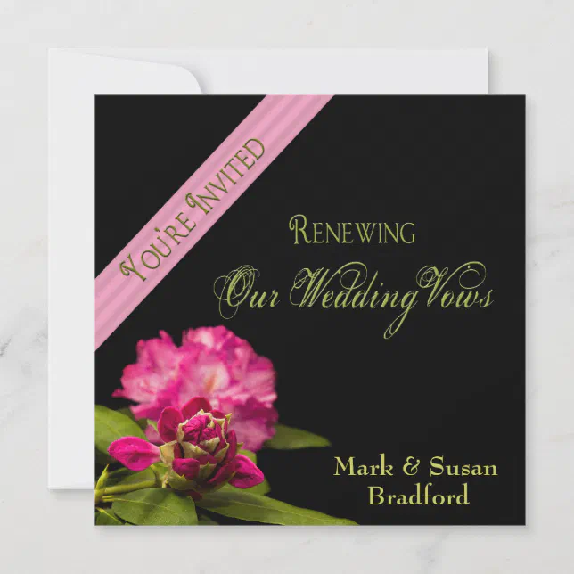 Wedding Renewal of Vows - Invitations | Zazzle