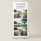 Wedding Retractable Banner Photo Booth Template | Zazzle