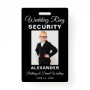 Wedding Ring Security - Pick Text Color - Badge | Zazzle