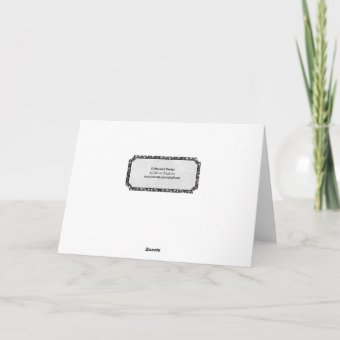 wedding rings on rose petal card | Zazzle